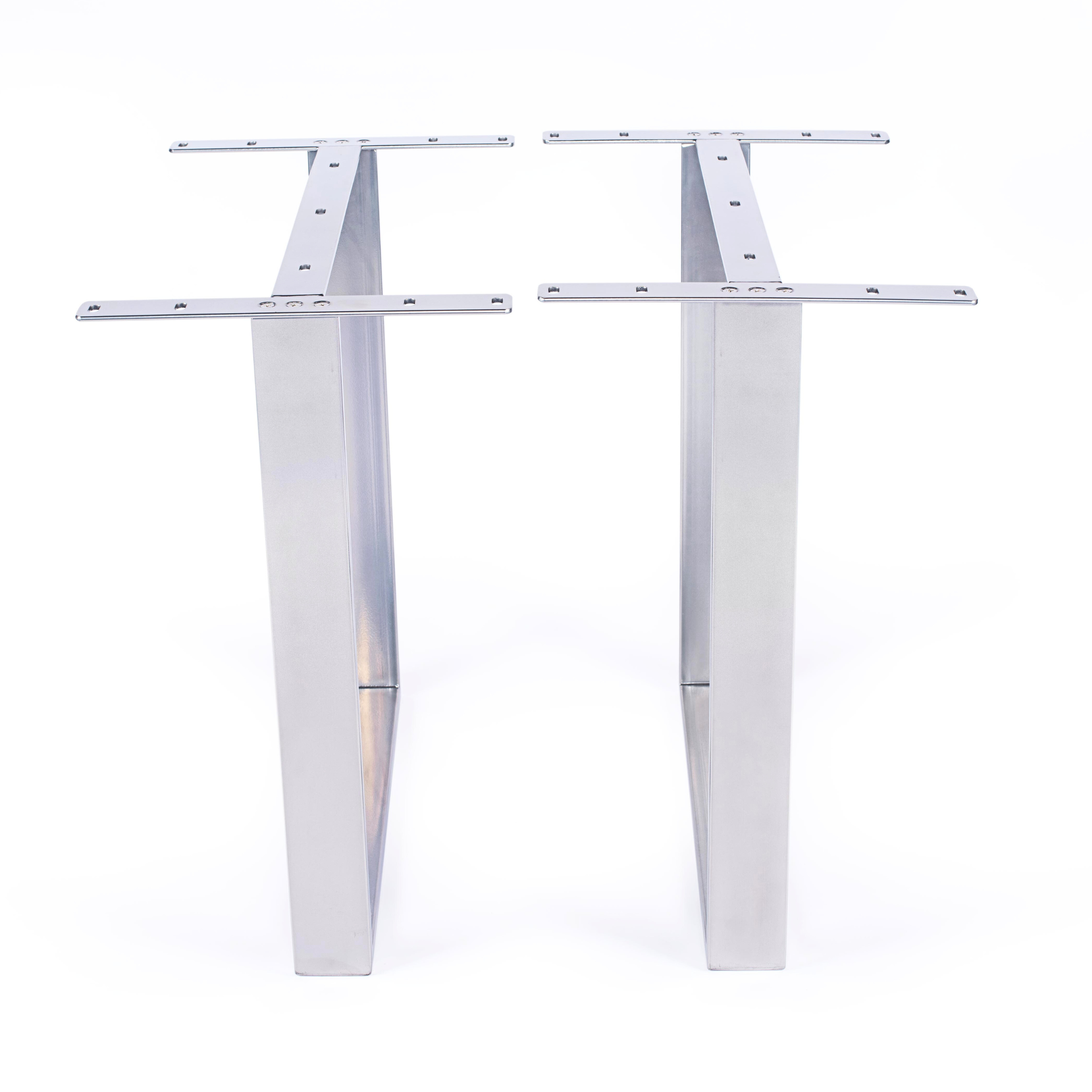 U Shape Dining Table Legs Silver (Set of 2) – NeoSilvan